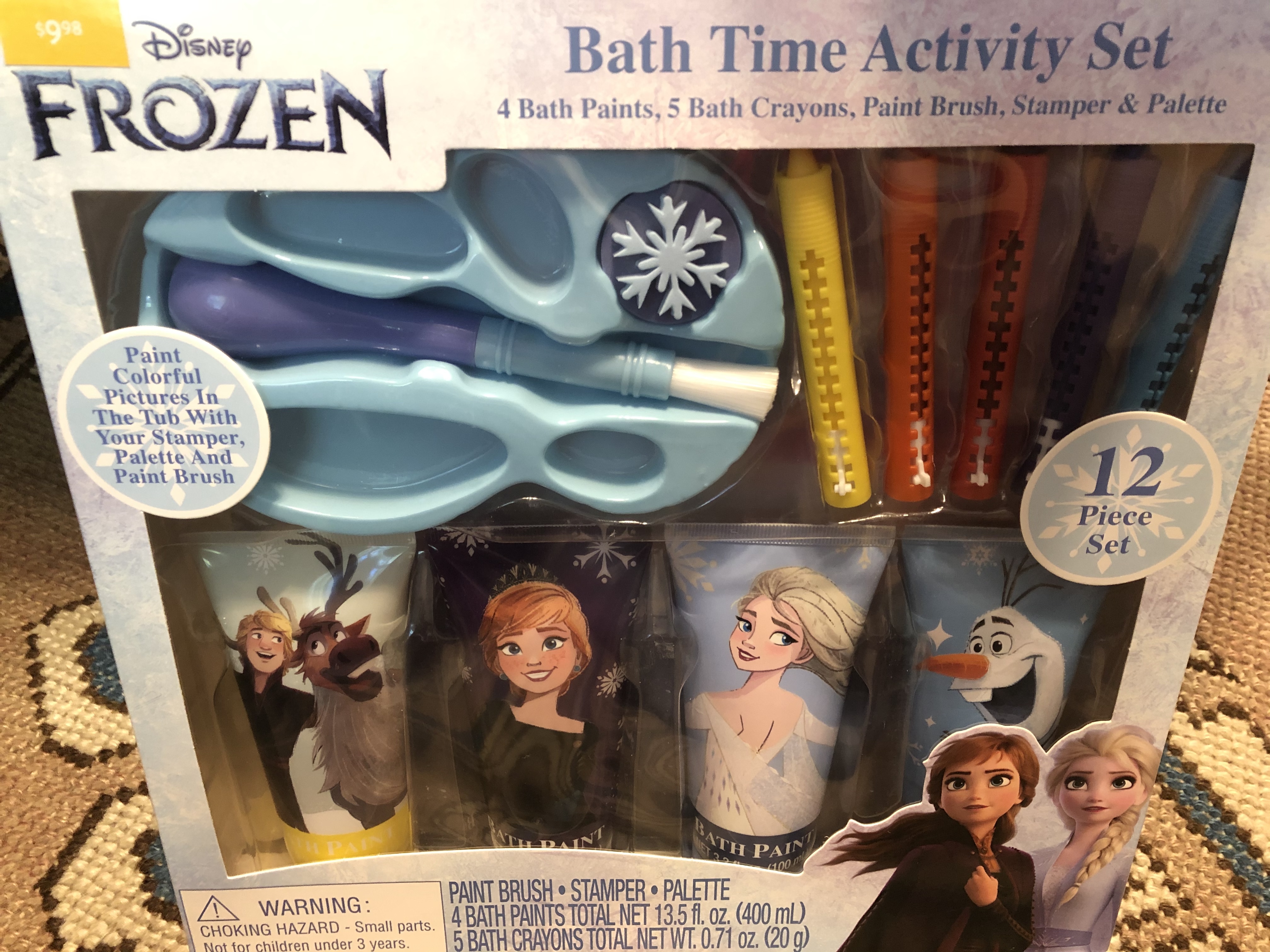 Frozen Alphabet Bath Time Set