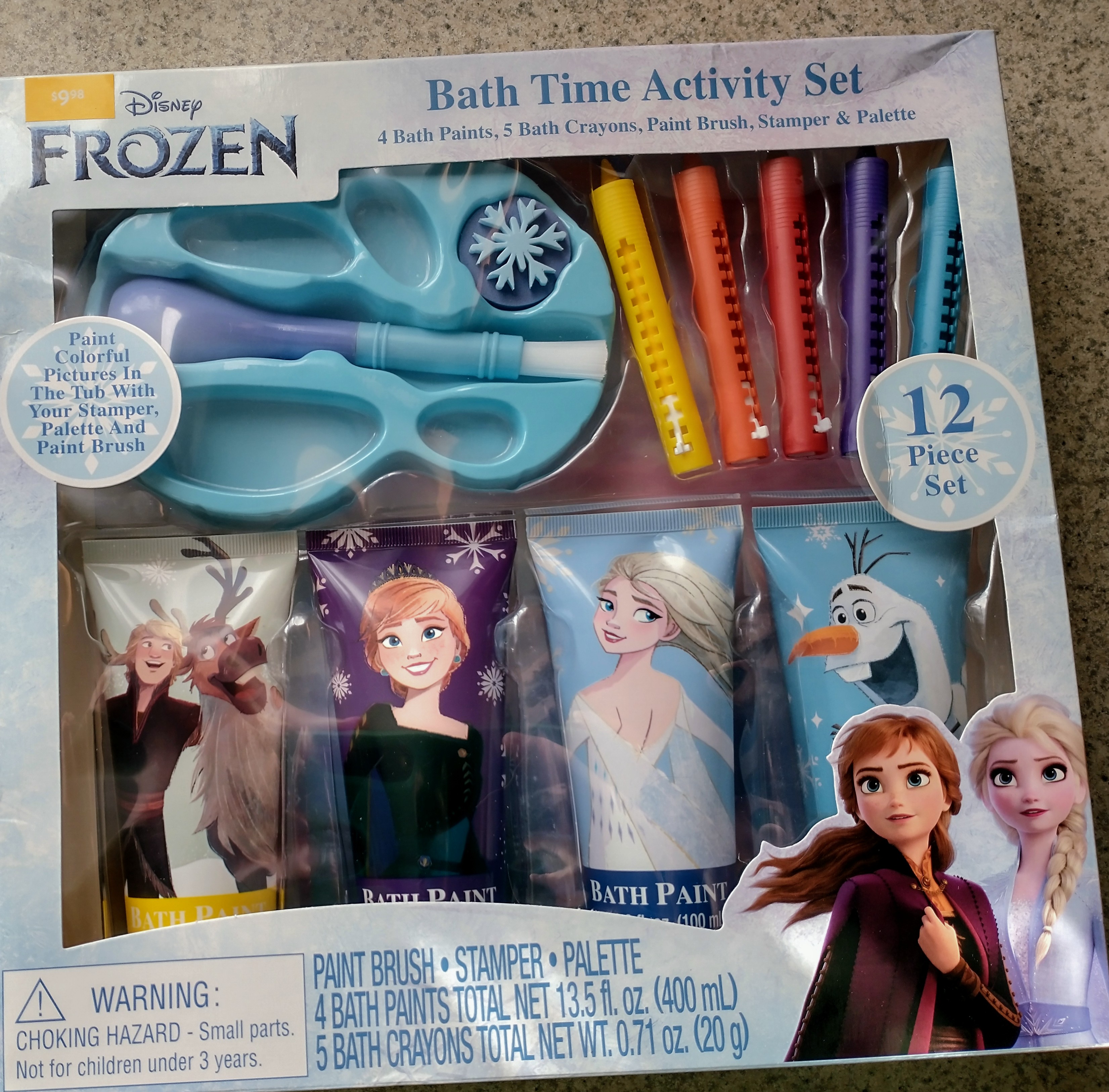 Frozen Alphabet Bath Time Set